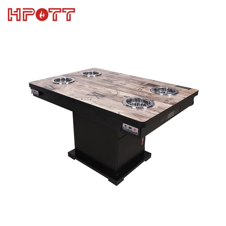 Hot Pot Dining Shabu Table Restaurant Electric Sunken Hot Pot Table – HPOTT